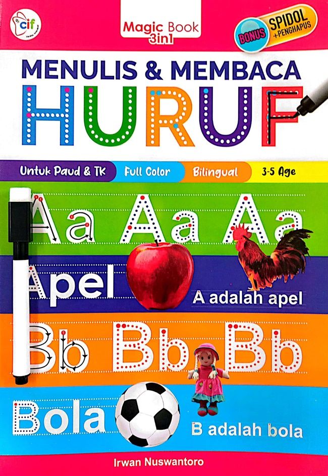 Jual Buku Magic Book 3In1: Menulis & Membaca Huruf Karya Irwan Nuswantoro | Toko Buku Online ...