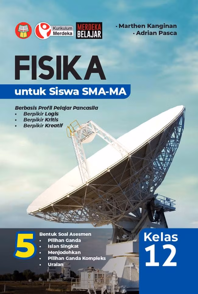 Jual Buku Fisika untuk SMA-MA Kelas 12 Karya Marthen Kanginan, Adrian ...