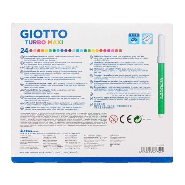 Jual Giotto Turbo Maxi, 24 Colours | Toko Buku Online Terbesar ...
