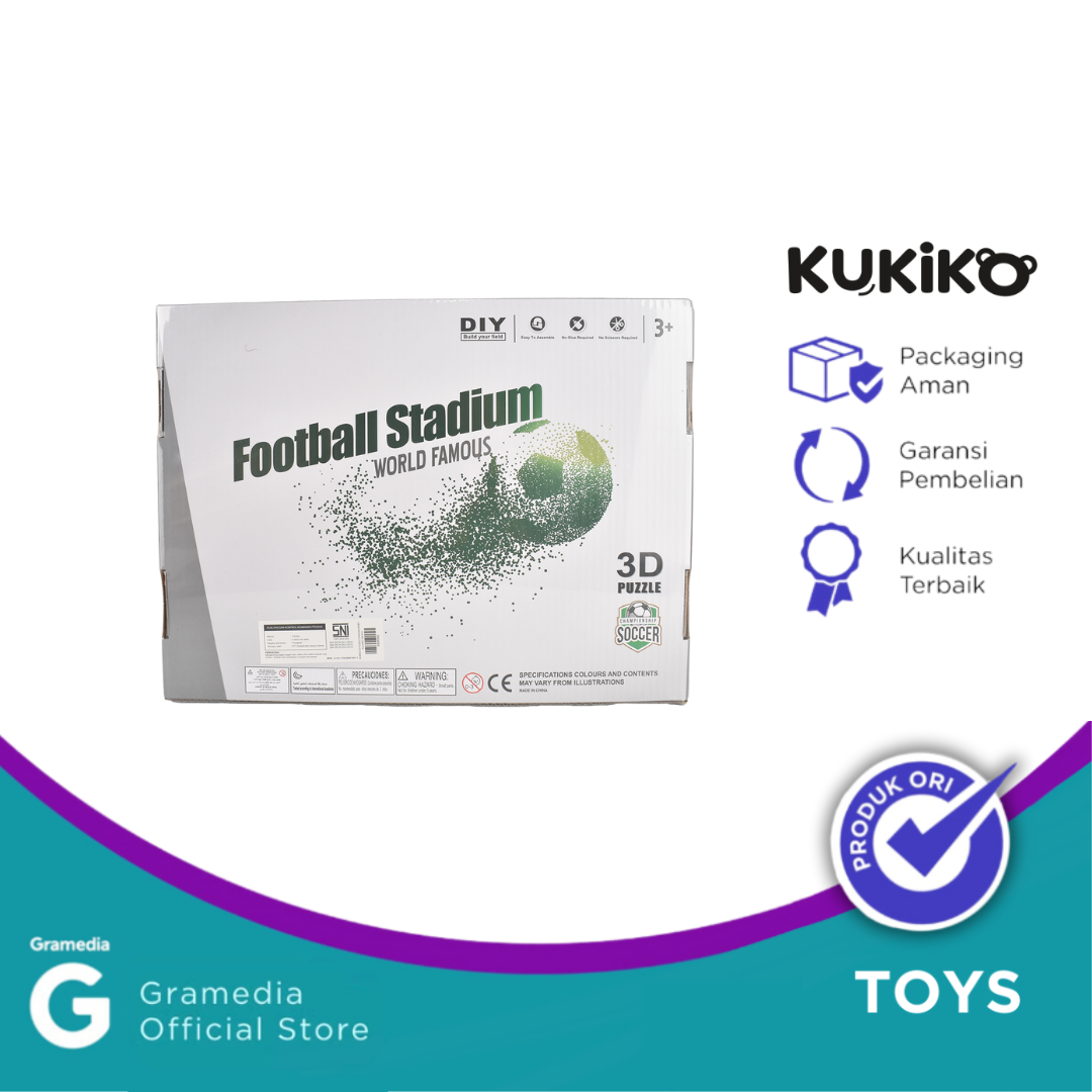 Jual Kukiko 3d Puzzle Stadium Series Old Trafford 168-A25 | Toko Buku ...
