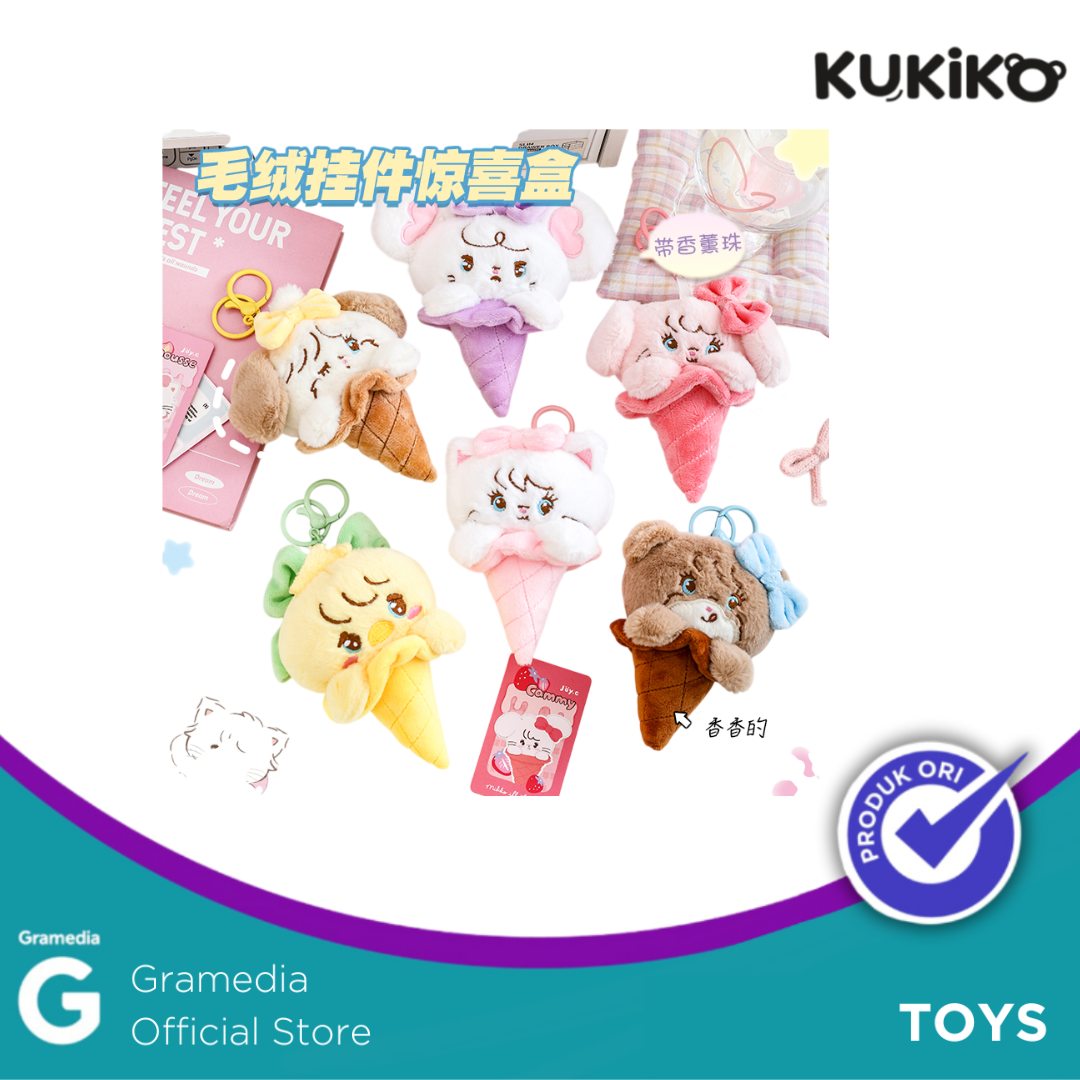 Jual Kukiko Mikko Surprise Box Ice Cream Plush Js-0278 | Toko Buku ...