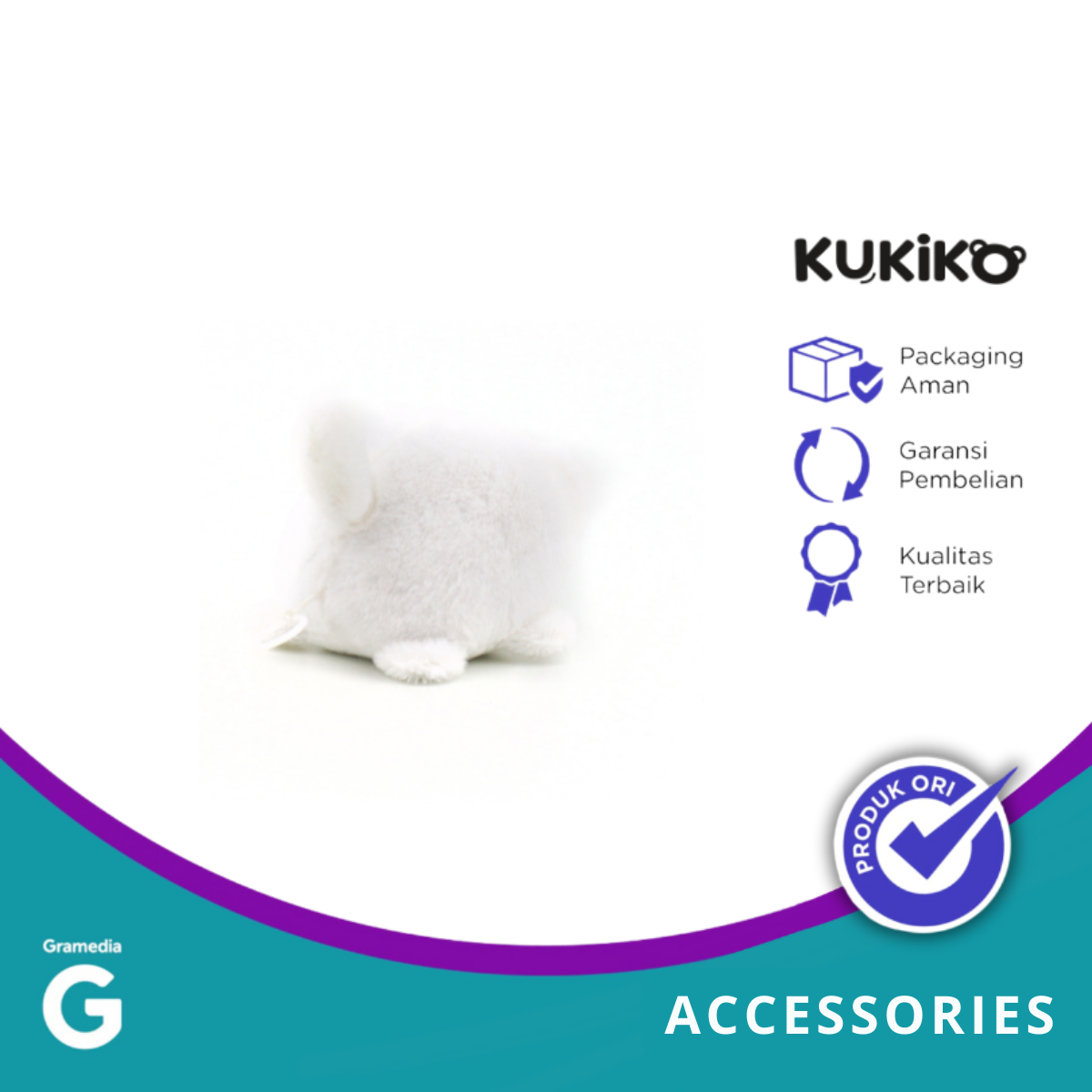 Jual Kukiko Plush Cat Pullstring Wht Yx24006 | Toko Buku Online ...