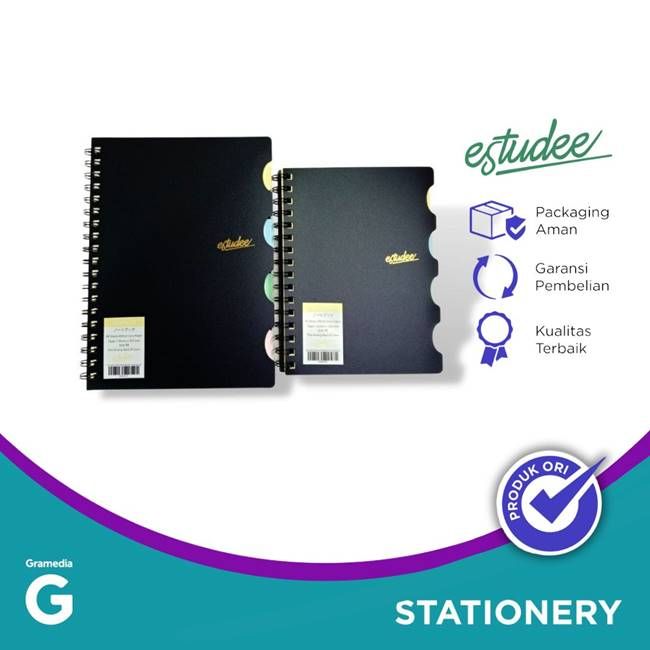 Jual Estudee Ring Notebook Pp A5 | Toko Buku Online Terbesar | Gramedia.com
