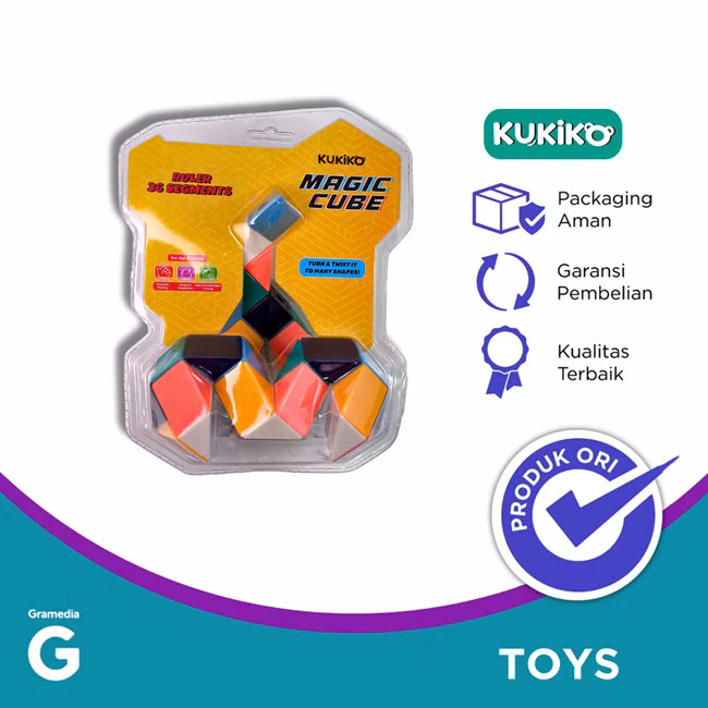 Jual Kukiko Magic Ruler 36 Segments Colorful Scorpion 804-653 | Toko ...