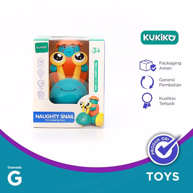 Jual Kukiko Press Snail Car 6668-1B | Toko Buku Online Terbesar ...